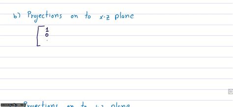 Solved Use Matrix Multiplication To Find The Orthogonal Projection Of 2 1 3 Onto The A X Y