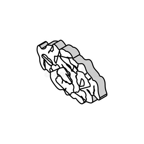 Egg Scramble Isometric Icon Vector Illustration Stock Vector Illustration Of Brown Shell