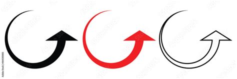 Rotation Arrows In Circular Motion Circle Arrow Combinations Set Of