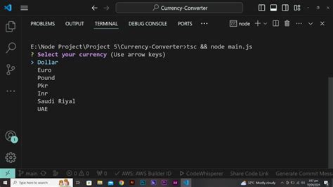 Muhammad Moin On Linkedin Currencyconverter Cli Typescript Nodejs