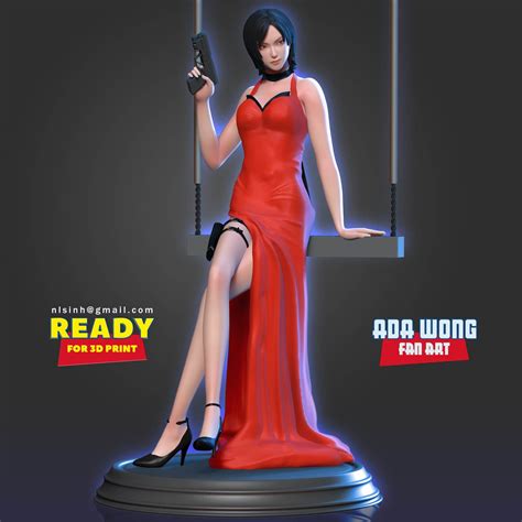 Ada Wong Fanart 3d Model By Sinh Nguyen