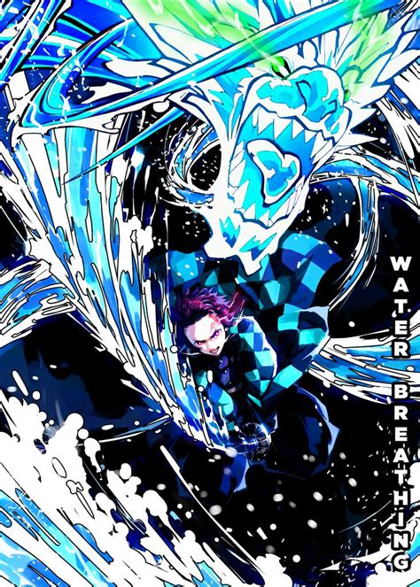 Demon Slayer Tanjiro Metal Poster Come Disegnare Anime Sfondi