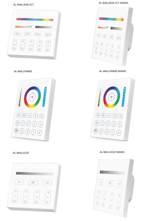 Al Wall Wifi Rf Enabled Wall Controllers Auraled