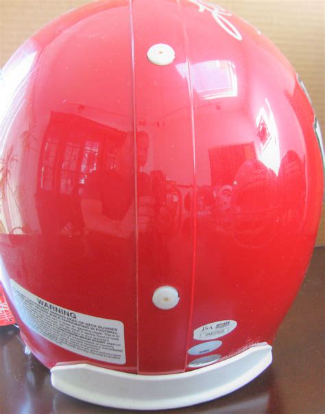 Lot Detail Len Dawson Sb Iv Mvp Signed Riddell Full Size Helmet Wjsa