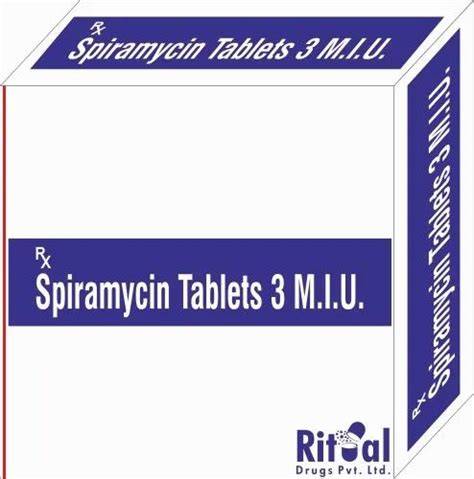 Spiramycin Spiramycin Tablets Manufacturers And Suppliers In India