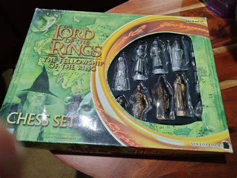 Lord Of The Rings Lotr Chess Set Complete 4578553005