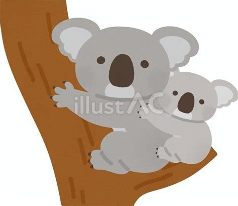 コアラの親子イラスト No 24943134無料イラストフリー素材ならイラストAC