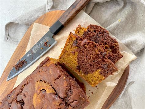 Marbled Chocolate Pumpkin Loaf Cake Moms Kitchen Handbook