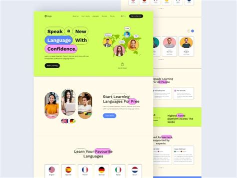 E Learning Landing Page Design UpLabs Landing Page Design Page