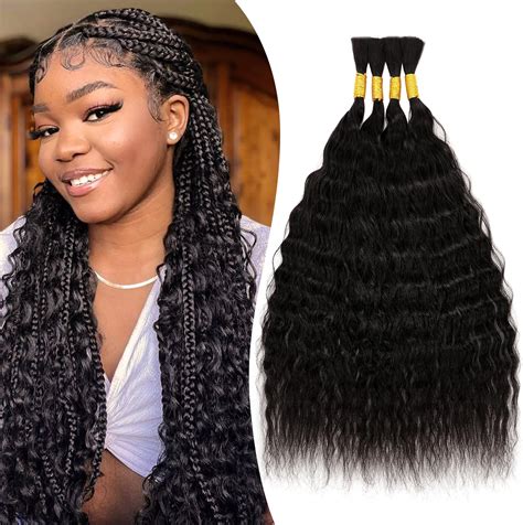 Human Braiding Hair For Boho Braids 20inch 2bundles100g
