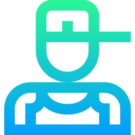 Rapper Super Basic Straight Gradient Icon