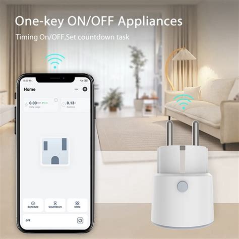 Gui Xulian Tuya Akıllı Zigbee Fiş Wifi Soketi 3680 W 16A Enerji Izleme