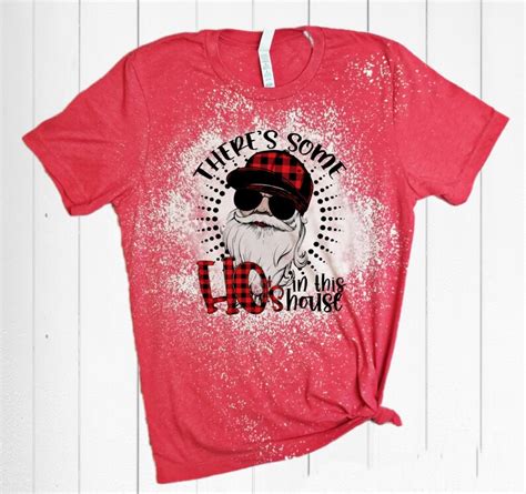 Santa Christmas Shirt Ho Ho Ho Shirt Santa Claus Long Etsy