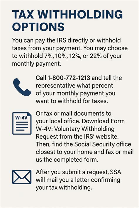 Withholding Taxes From Social Security We Make