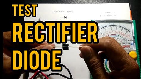 How To Test A Rectifier Diode Explained Youtube