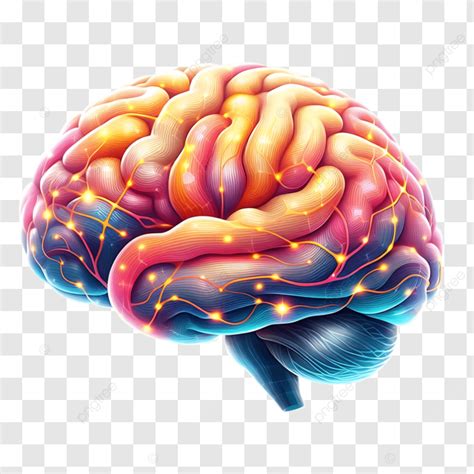 Detailed 3d Brain Model For Medical Scientific And Educational Visual