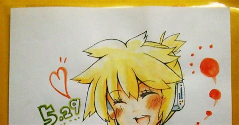 鏡音レン はっぴーばーすでいっ まろのイラスト Pixiv