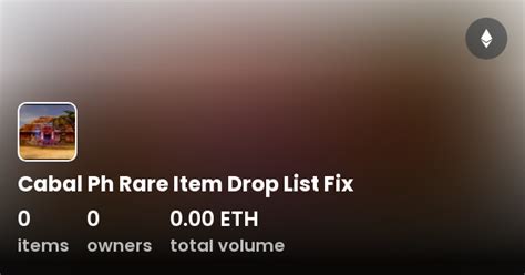 Cabal Ph Rare Item Drop List Fix Collection Opensea