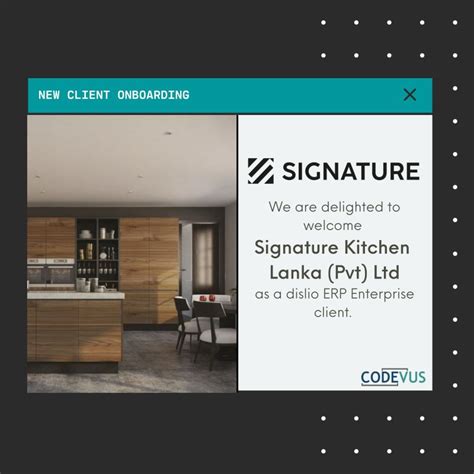 Codevus On Linkedin Signaturekitchen Erp Production Manufacturing
