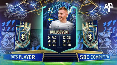TOTS Moments Dejan Kulusevski SBC Completed Tips Cheap Method