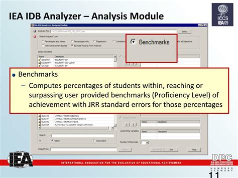 ppt using the idb analyzer to analyze iccs data powerpoint