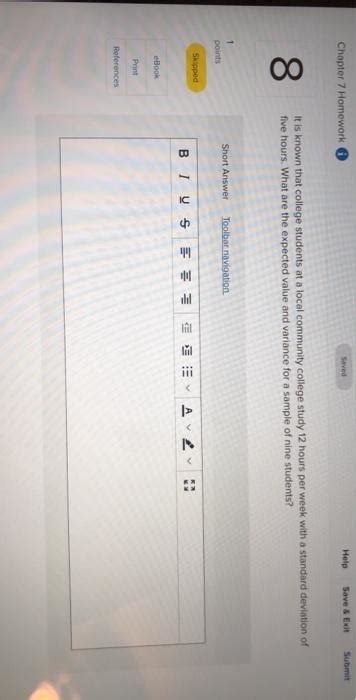 solved saved help save chapter 7 homework submit 00 it is