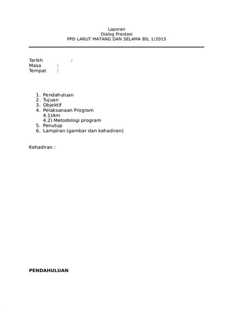 Dokumen Tips Format Laporan Prestasi Sekolah Pdf