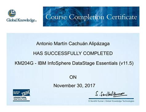 Gk Ibm Global Knowledge Certificate Ppt