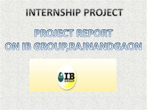 Ib Project Ppt
