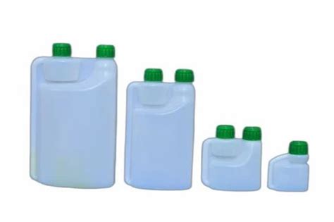 White Rectangular Screw Cap Double Neck Hdpe Bottle At Rs Piece In Indore