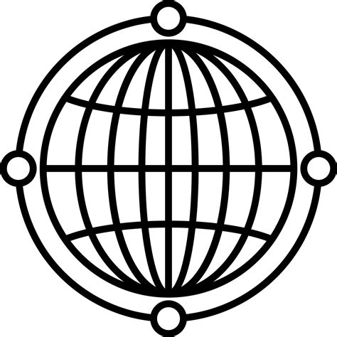 Global Connection Icon Or Symbol 24282769 Vector Art At Vecteezy