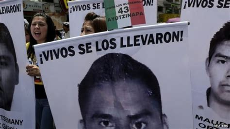 Mexico Missing Students Capital Sees Mass Protests Bbc News