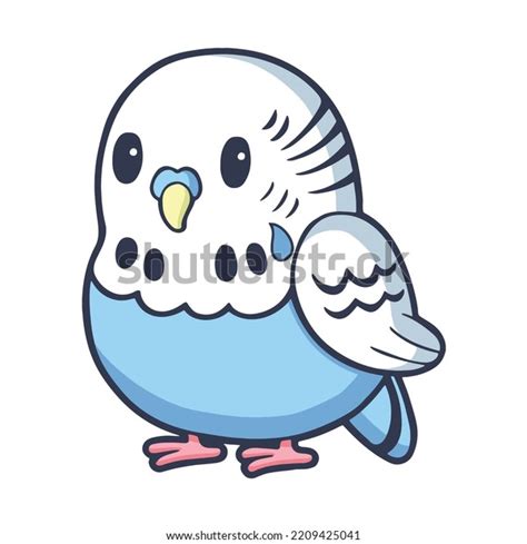 Cute Bird Cartoon Colored Drawing Stock Vector Royalty Free