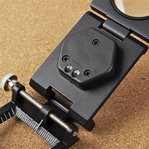 Led Illuminated Portable 10x Jewelers Loupe Magnifier Double Deck