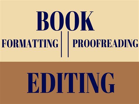 book editing book proofreading book formatting upwork