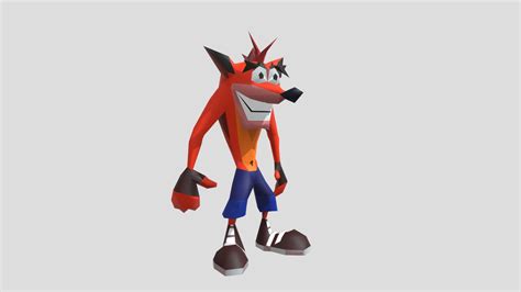 Crash Bandicoot Crash 1 Download Free 3d Model By Kanaleja87