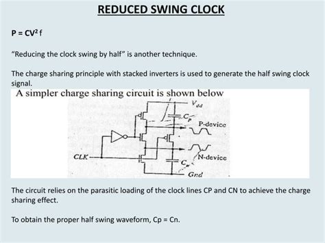 Special Technique In Low Power Vlsi Design Pptx Technology And Computing