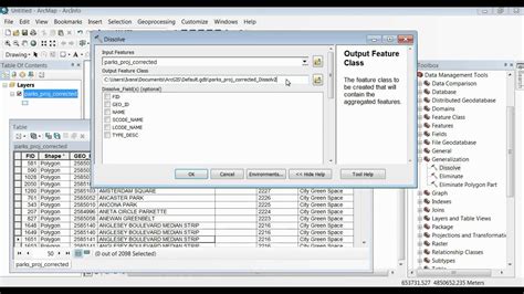ArcMap 10 Map Basics Dissolving Fields To Simplify Your Data Labelling
