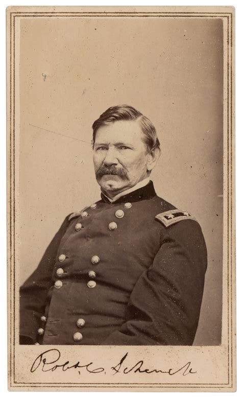 Robert Cumming Schenck Signed Photograph Rr Auction