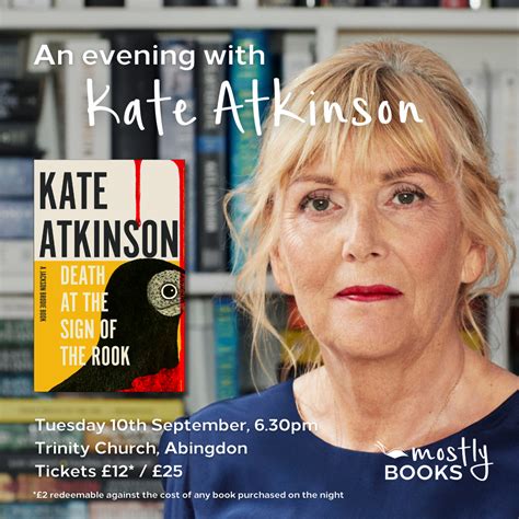An Evening With Kate Atkinson Mostly Books