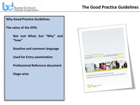 The Bci Gpg Presentation The Bci Pptx Business Administration