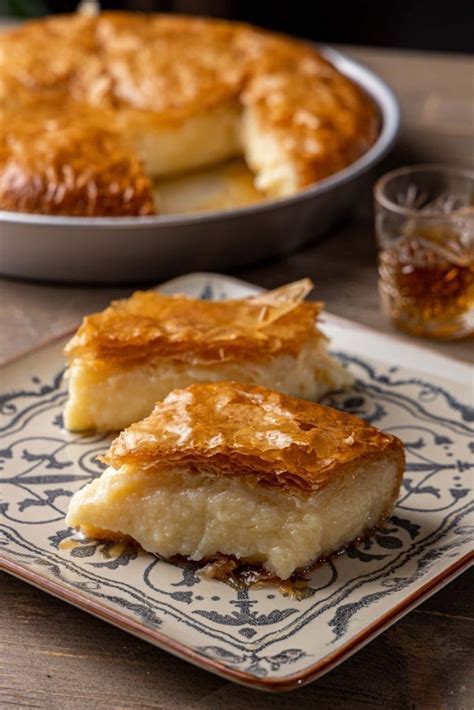 Γαλακτομπούρεκο Recipe Greek Recipes Dessert Galaktoboureko Recipe