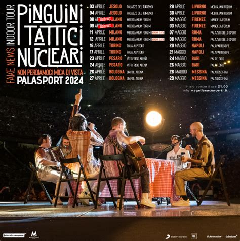 Concerti Pinguini Tattici Nucleari 2024 Date Biglietti E Scaletta