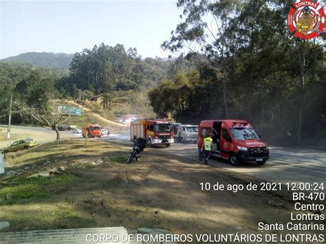 Acidente Com Moto Na Br 470 Em Lontras Aquidabã Notícias