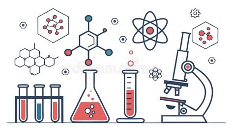 Science Lab Equipment Chemistry And Research Tools Vector Design Generative Ai Stock Vector