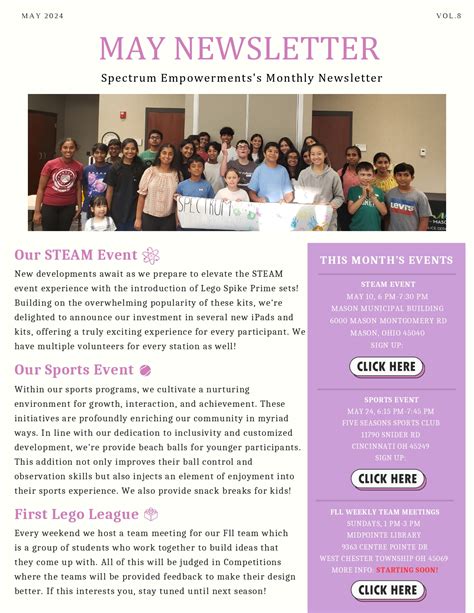 Spectrum Empowerment Newsletters Fullview