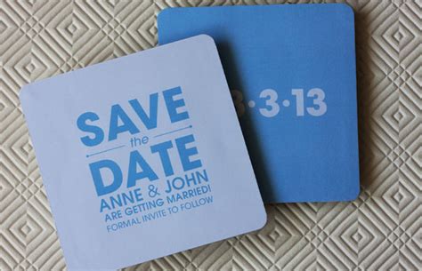 Setting The Date Modern Wedding