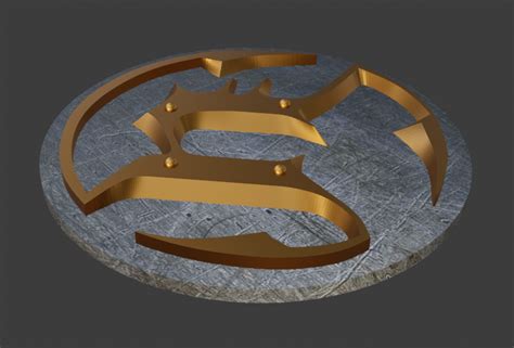 Stl File Unreal Tournament Badge 📛・3d Printable Design To Download・cults