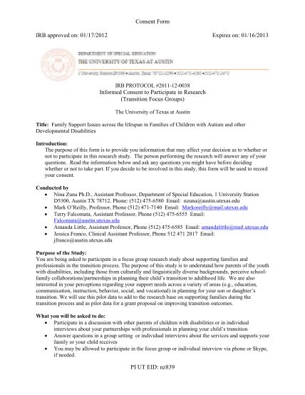 24 Consent Form Irb Free To Edit Download And Print Cocodoc