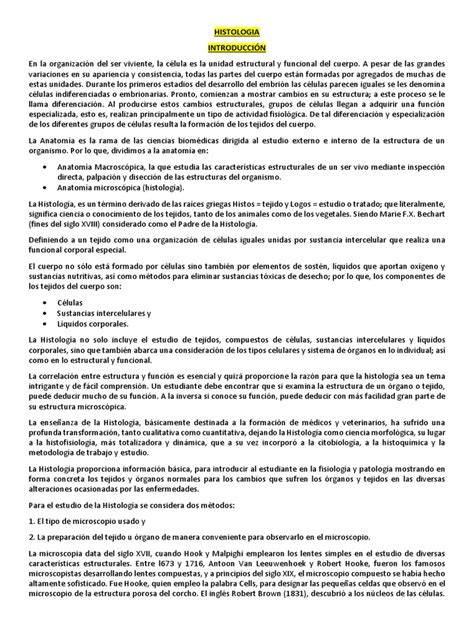 Histologia Pdf Epitelio Macrófago